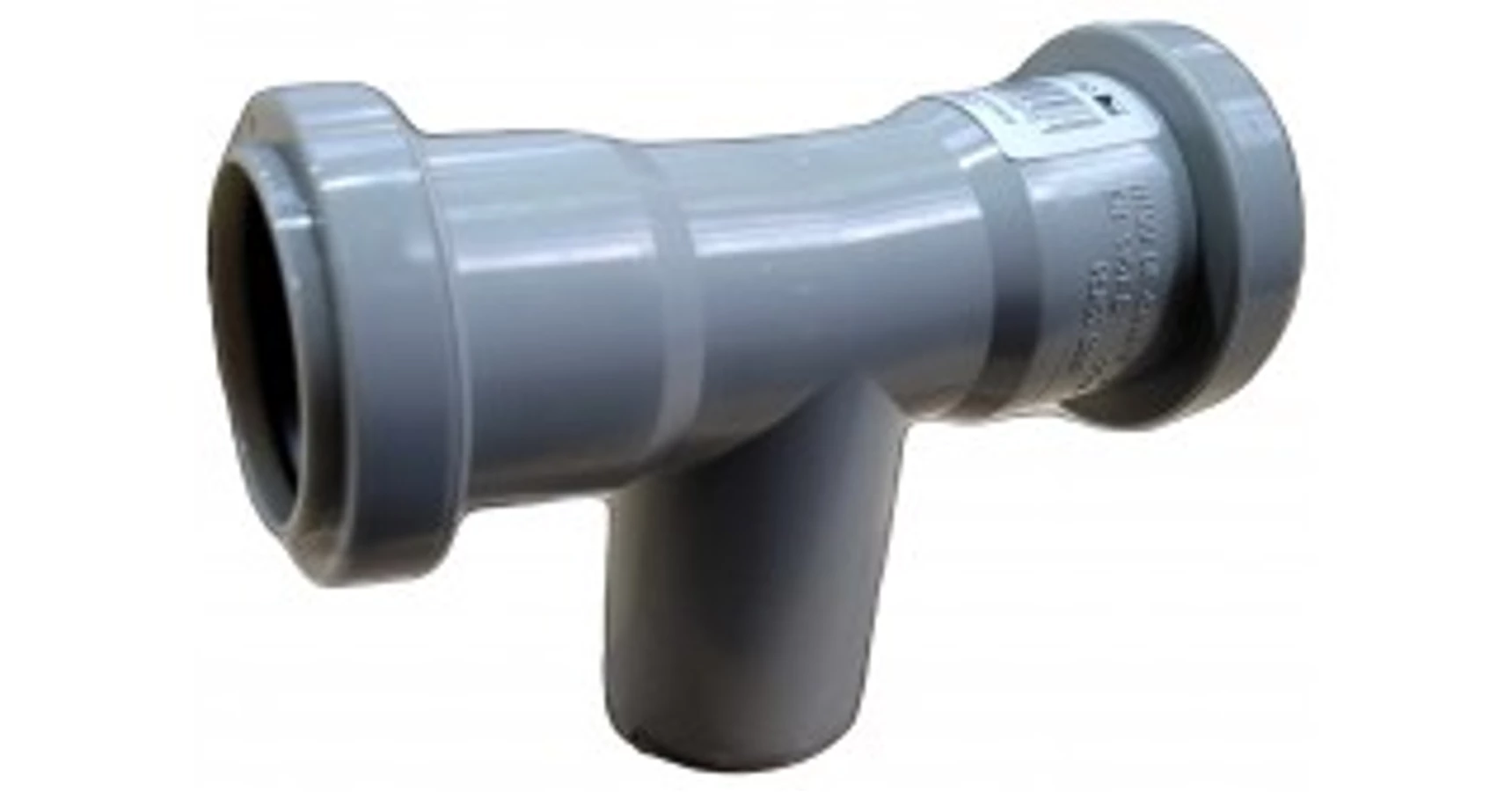 PVC dupla tokos T idom 50-es TOLDÓ-10 - STYRON - Vízszerelvényshop